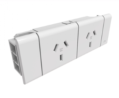 2 (Double) GPO Module - VERTICAL GPO'S – The Softwiring Shop